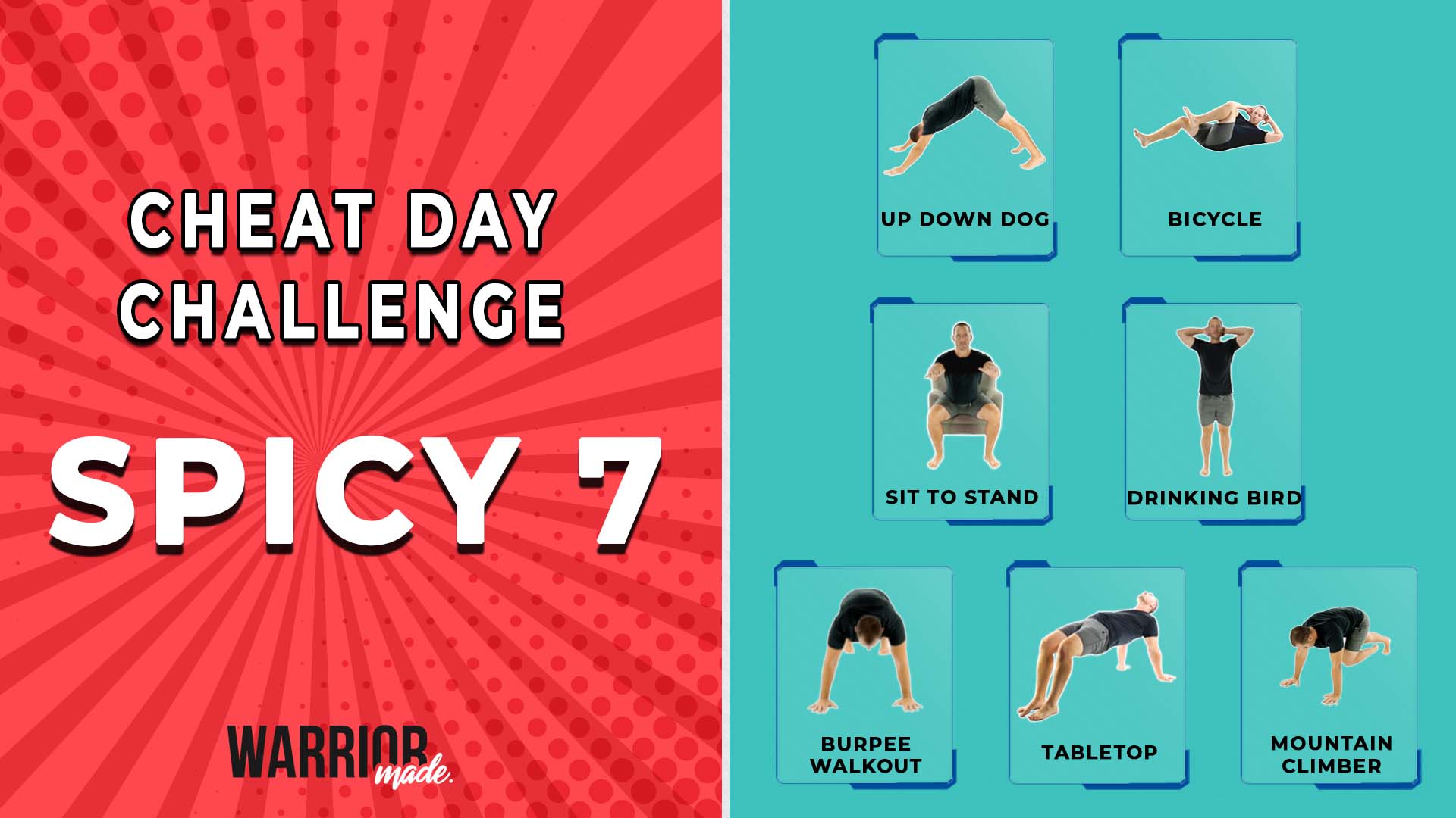 Cheat Day Challenge Spicy 7 | Warrior Made