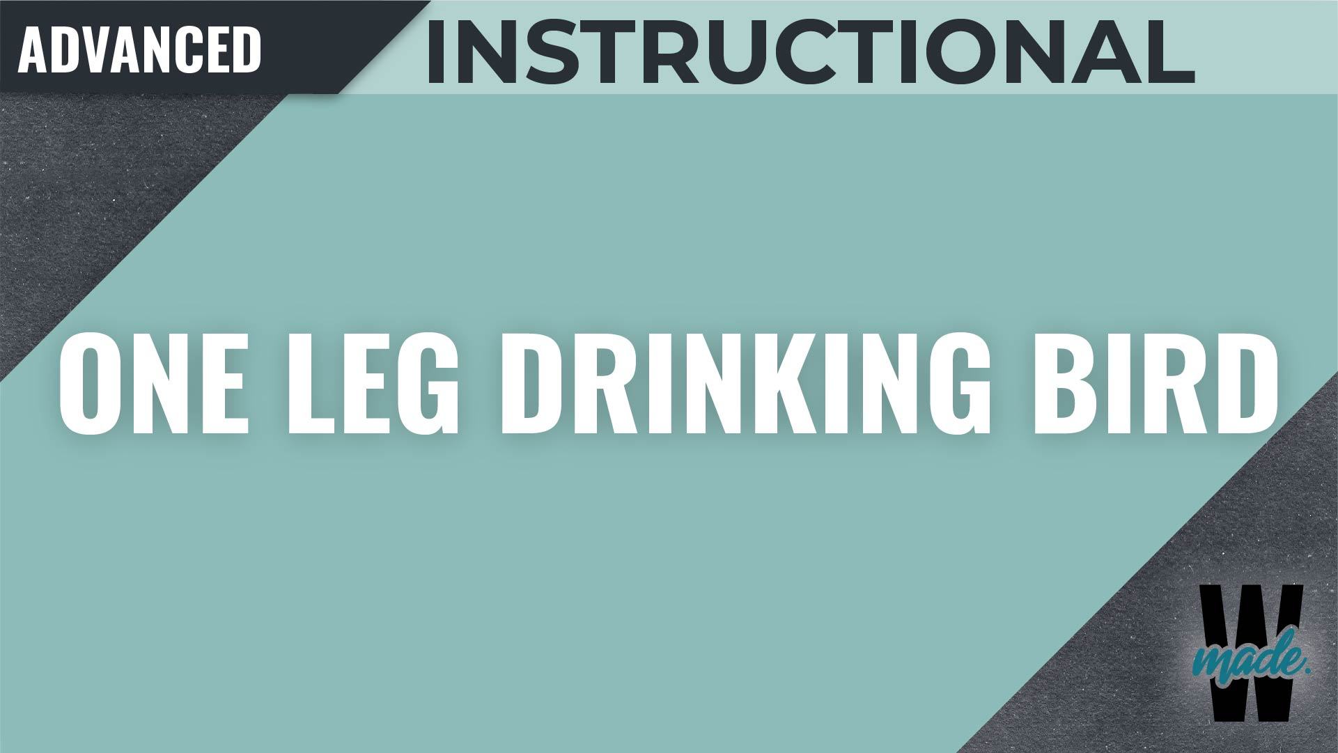 How To Do A One Leg Drinking Bird | Warrior Made