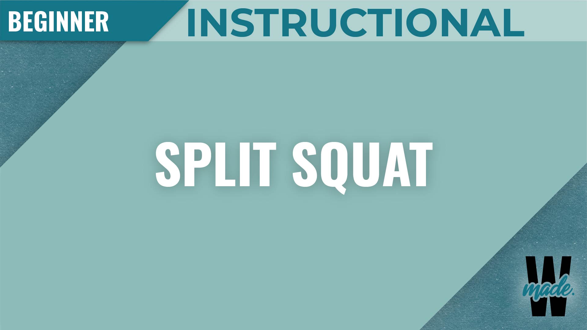 How To Do Split Squats | Warrior Made